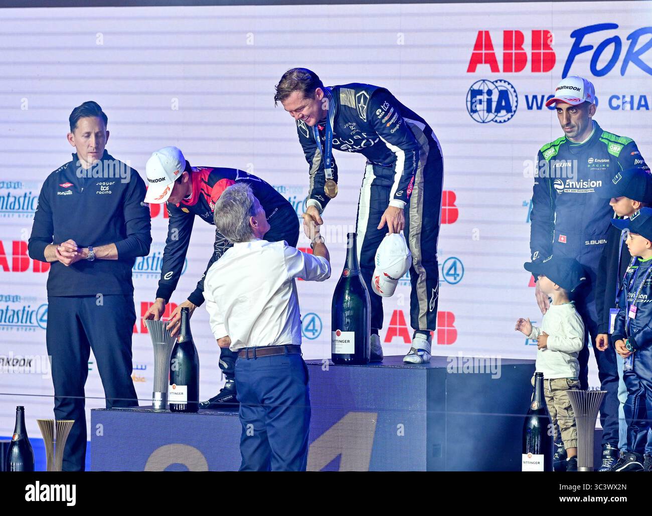 London, UK. 27th July, 2025. Celebrations on the podium for the Final ...