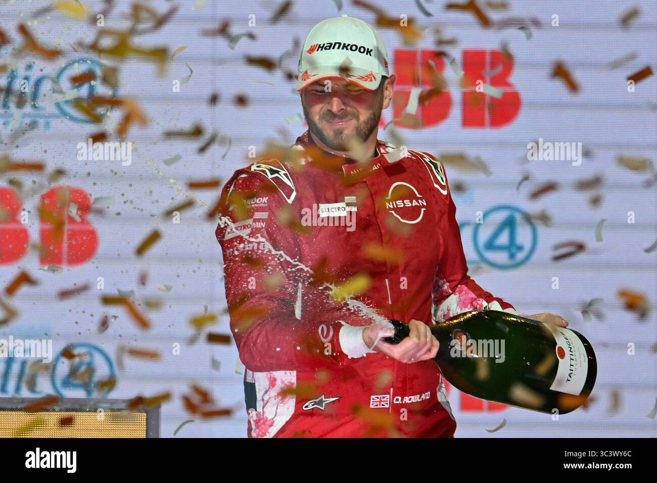 LONDON, ENGLAND - JULY 27: Oliver Roland of Great Britain and NISSAN ...
