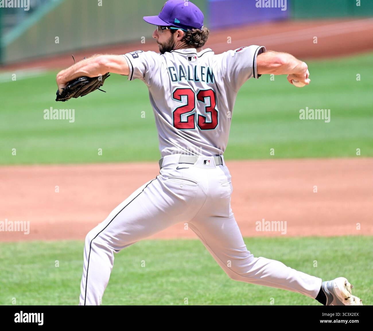 Arizona Diamondbacks pitcher Zac Gallen (23) starts against the ...