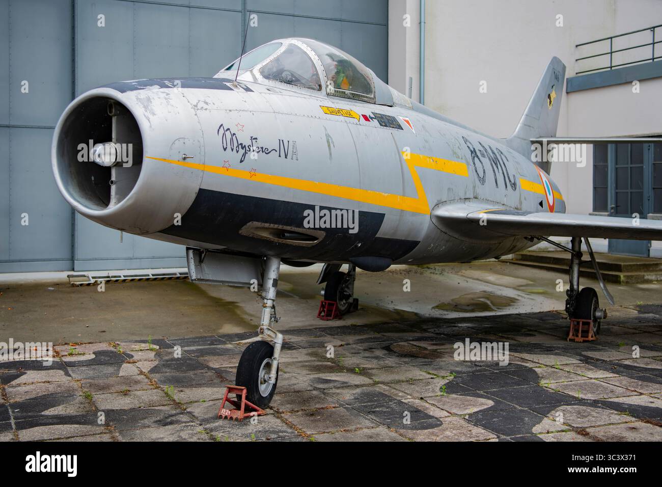 Dassault Mystere IV at Aviation Museum in Krakow, Poland Stock Photo ...