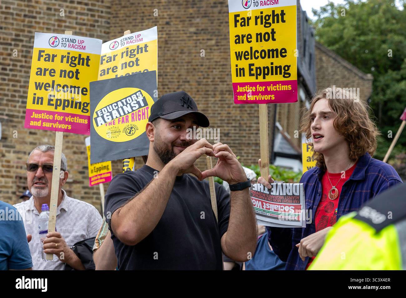 Epping protest july 2025 hi-res stock photography and images - Alamy