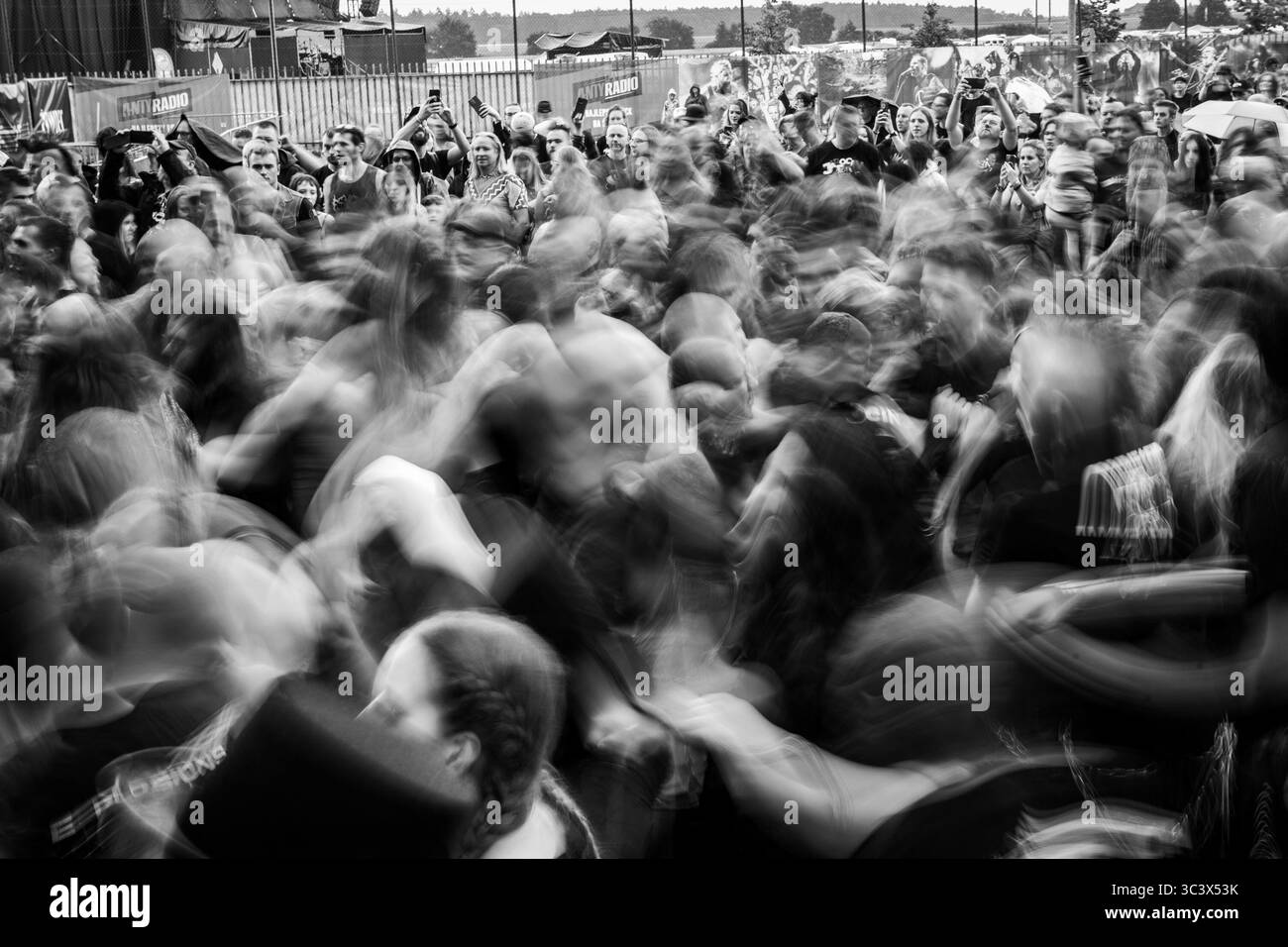 JAROCIN, POLAND - JULY 18, 2025: Jarocin Festival 2025 with rock music ...