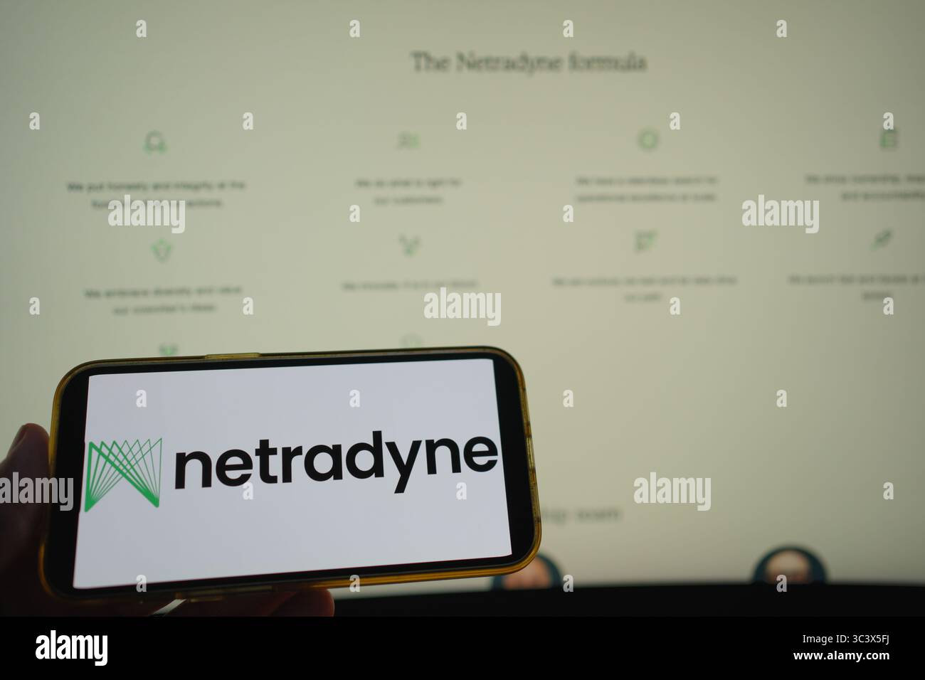 Roosendaal, The Netherlands - July 27, 2025: A mobile phone displaying ...