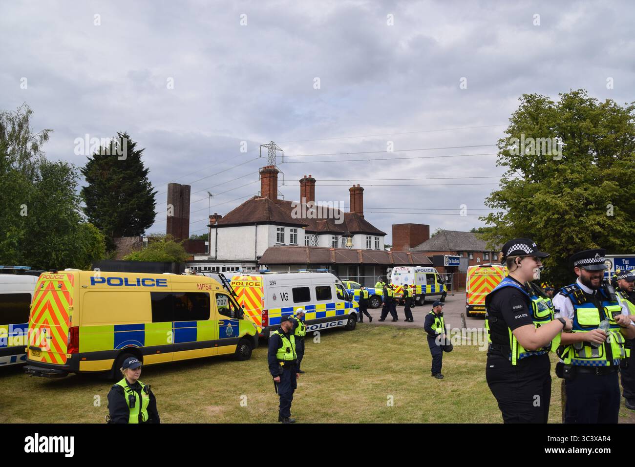 Epping protest july 2025 hi-res stock photography and images - Alamy