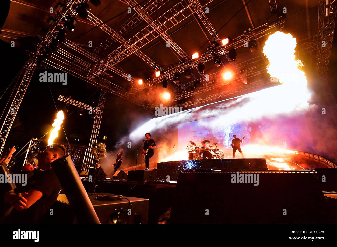 Croatia, Zagreb, 270725. Sports and Recreation Center Salata. Concert ...