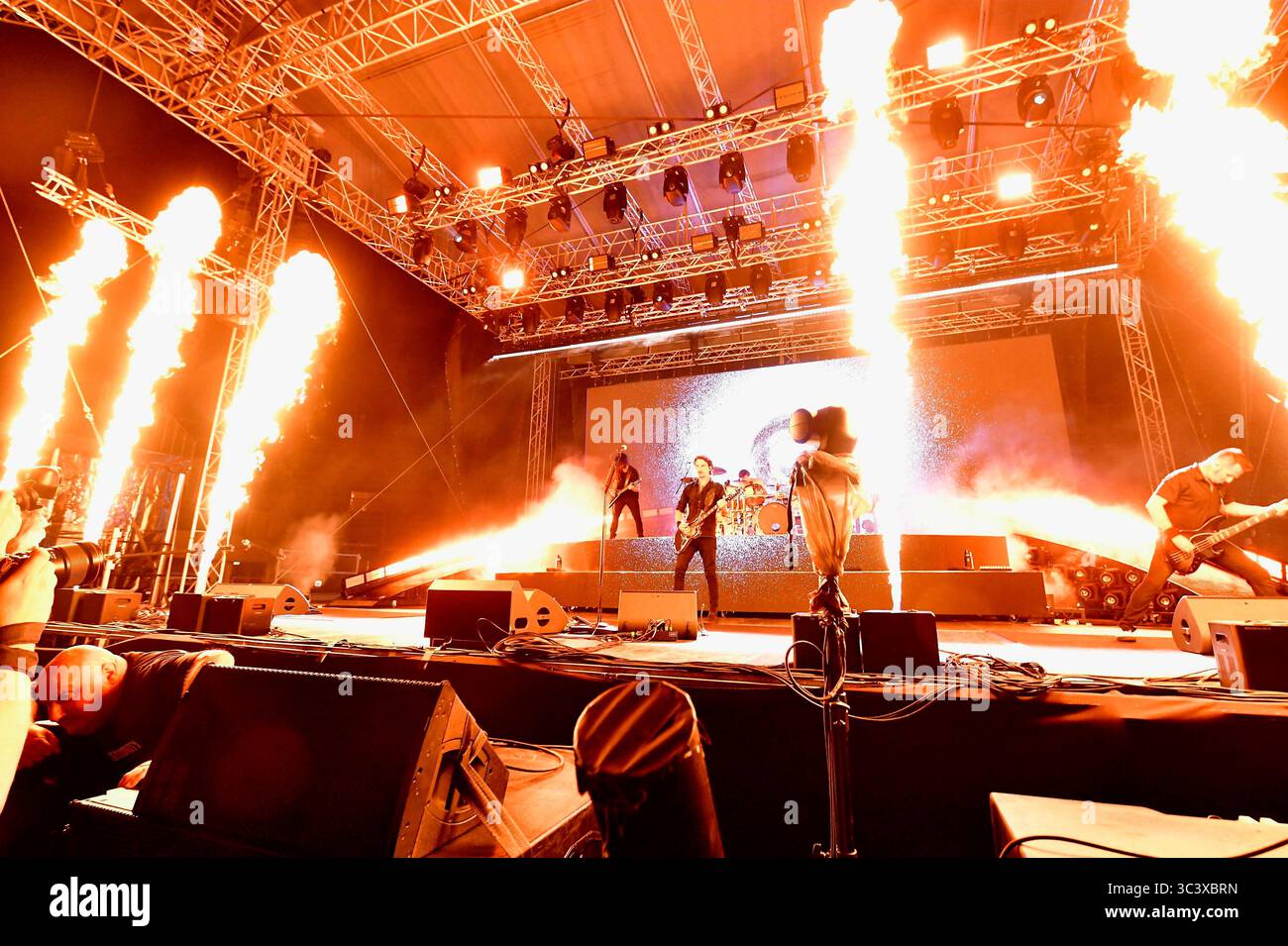 Croatia, Zagreb, 270725. Sports and Recreation Center Salata. Concert ...