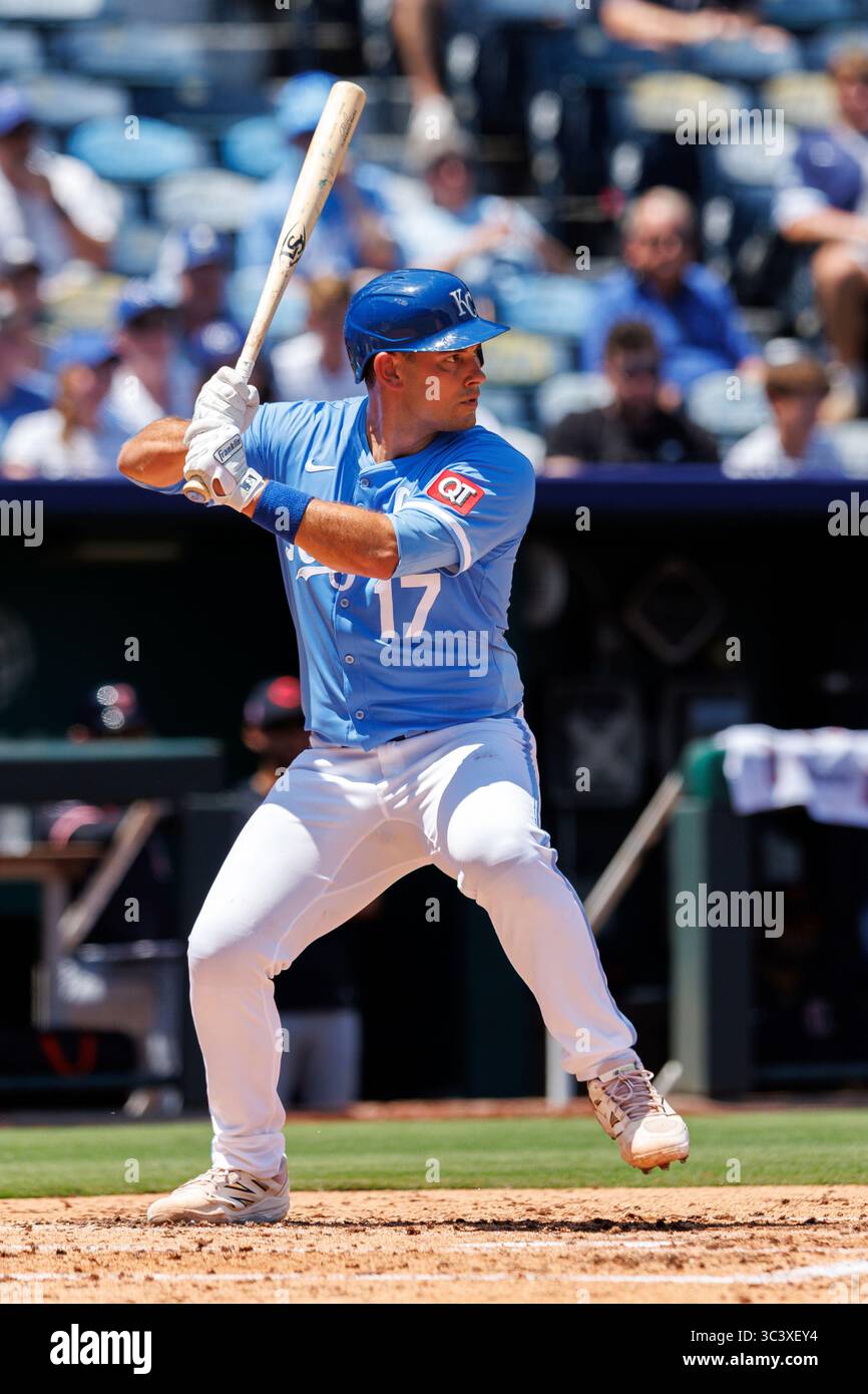 KANSAS CITY, MO - JULY 27: Kansas City Royals catcher Luke Maile (17 ...