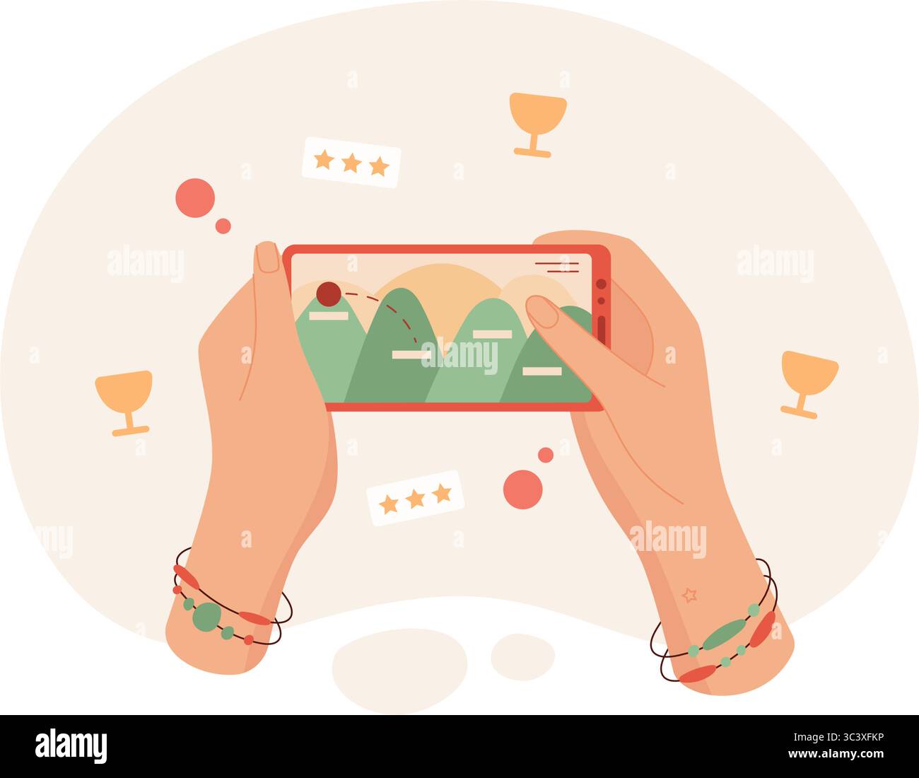 Guy playing game in Stock Vector Images - Alamy
