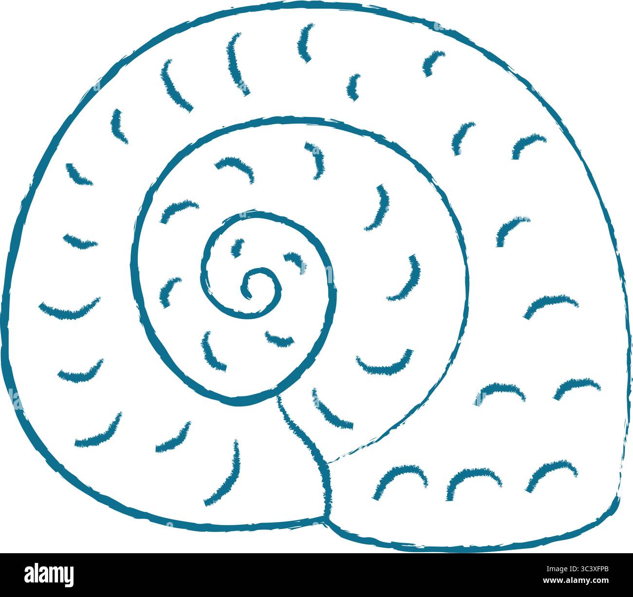 Swirl of a shell Stock Vector Images - Alamy