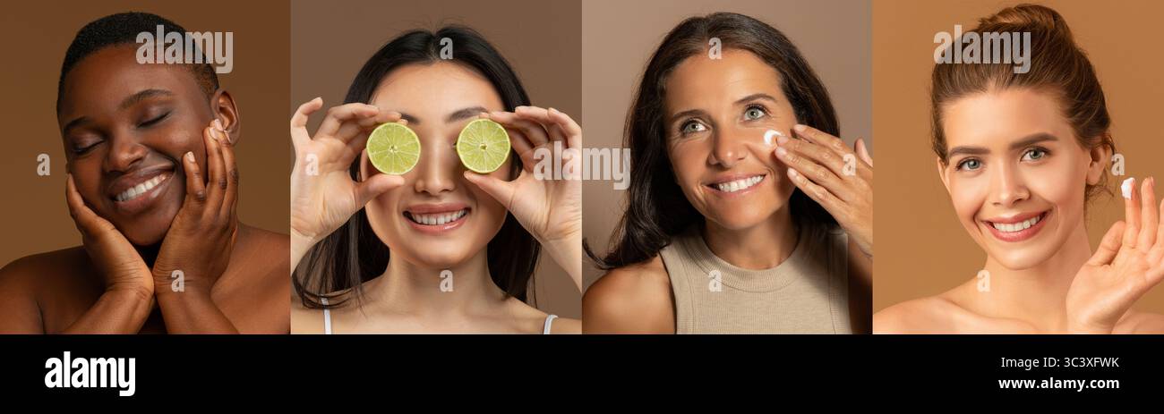 Pampering self care collage hi-res stock photography and images - Alamy