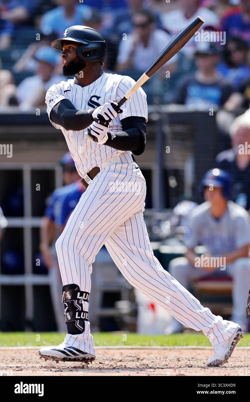 CHICAGO, IL - JULY 27: Luis Robert Jr. #88 of the Chicago White Sox ...