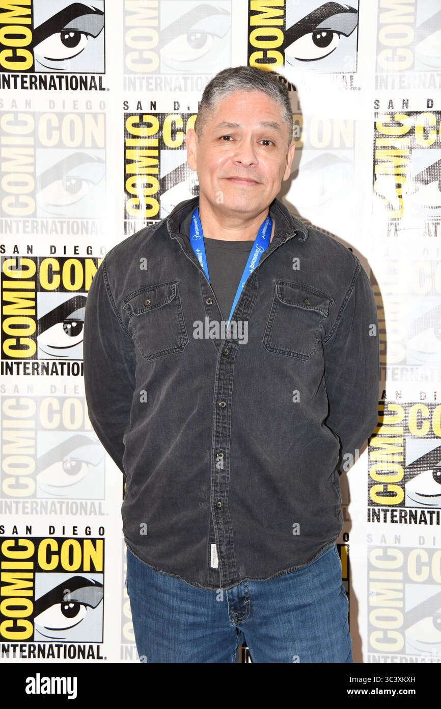 John Ramirez attends the photocall for "Andreas Deja: 30 Years of Disney Villains" at Comic Con ...