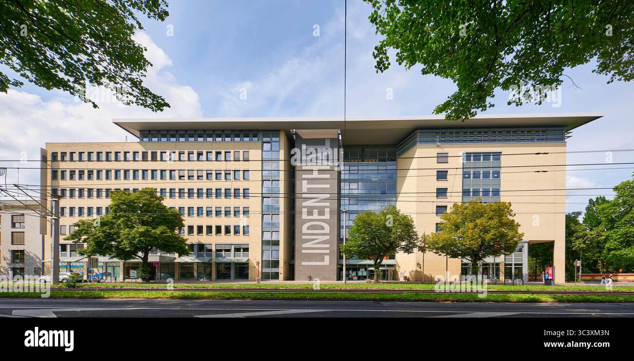 Cologne, Germany July 27 2025: Lindenthal district town hall on ...