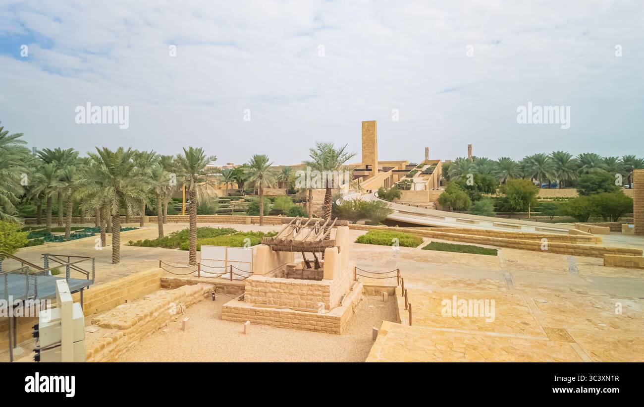 Panoramic view of Diriyah, a historic city near Riyadh, Saudi Arabia ...
