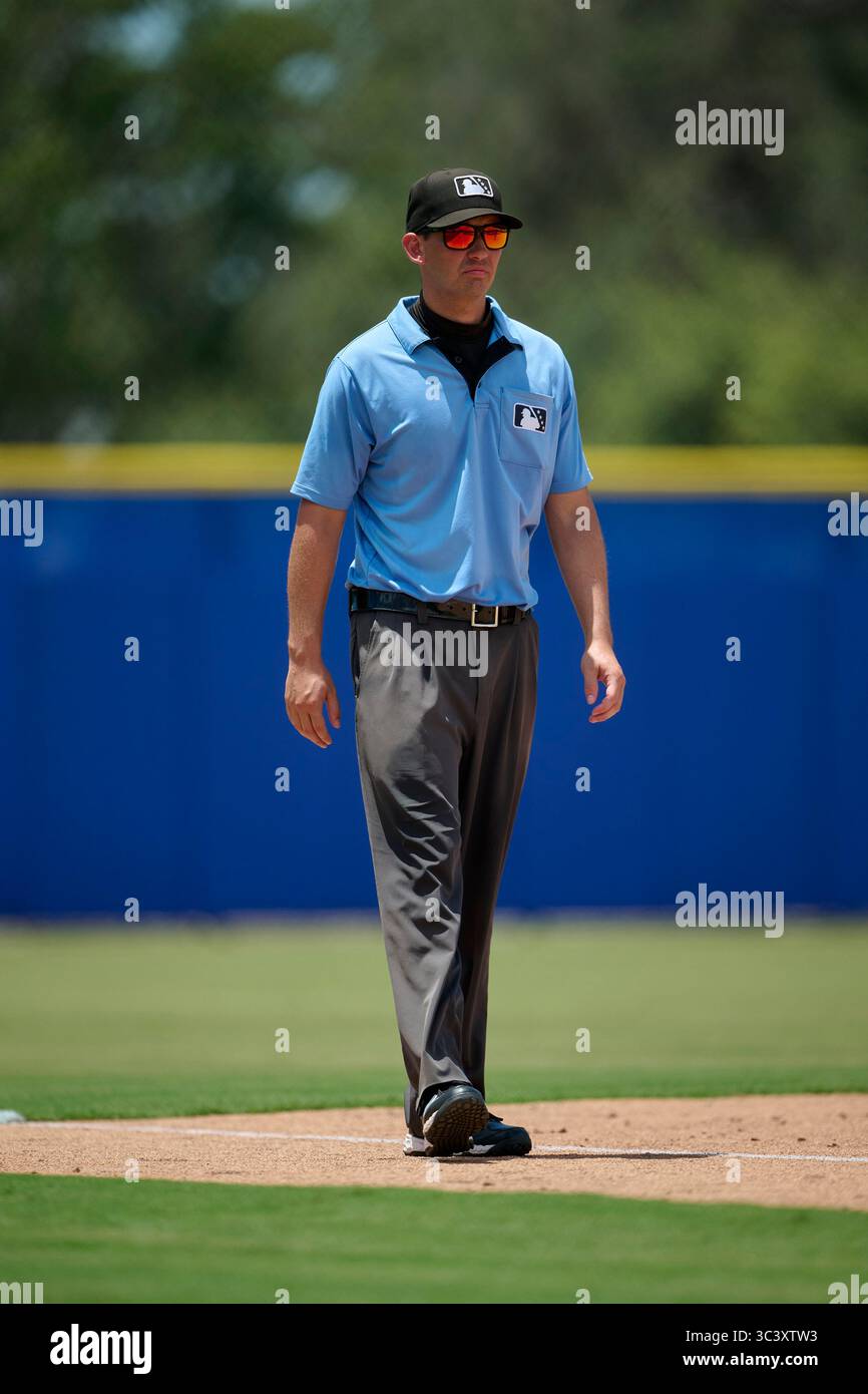 Umpire Michael Lewis during game one of the MiLB Florida Complex League ...