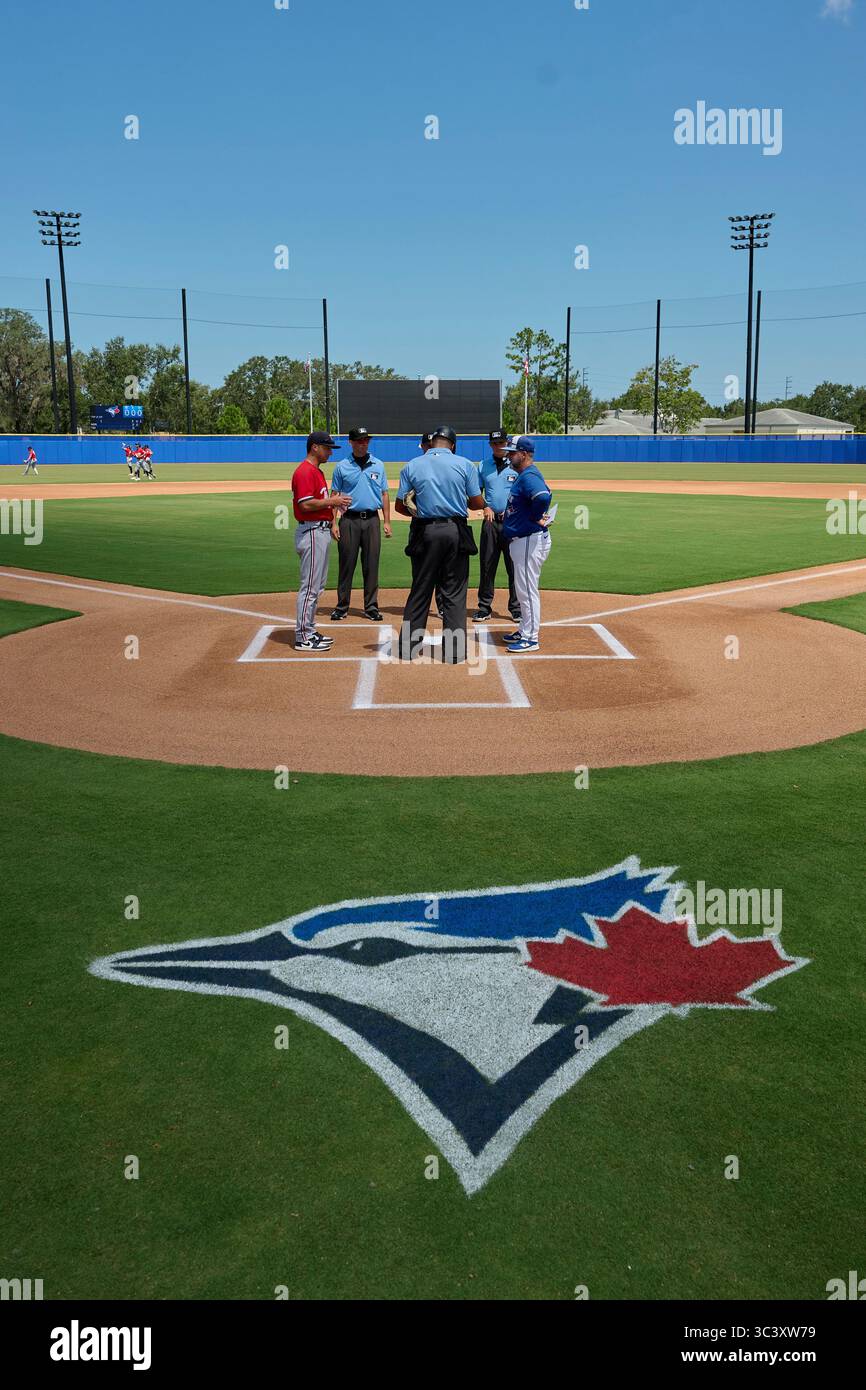 Umpires (clockwise from left) Michael Lewis, Alex Reynolds, Anthony ...