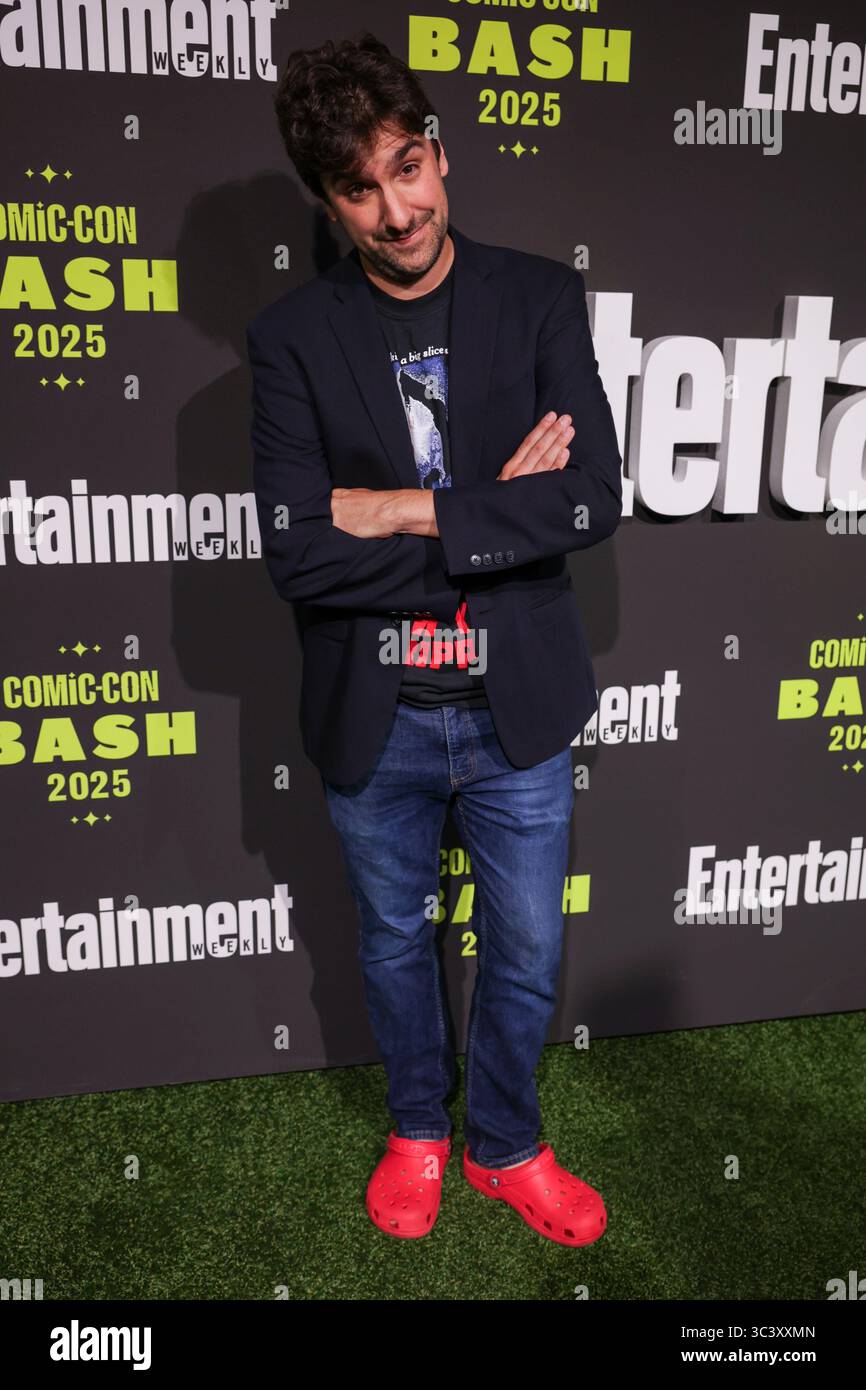 Adam Cesare attends Entertainment Weekly's Comic-Con Bash on Saturday, July 26, 2025, in San ...