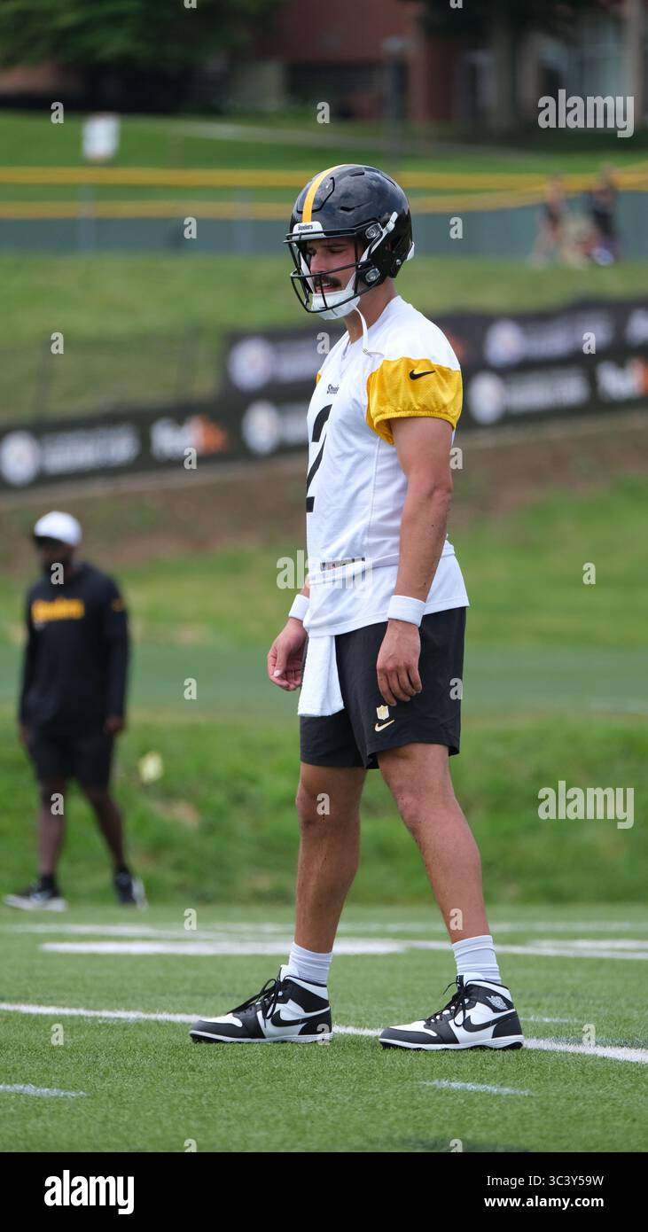 July 27, 2025: Mason Rudolph #2 during the 2025 Steelers Training Camp ...