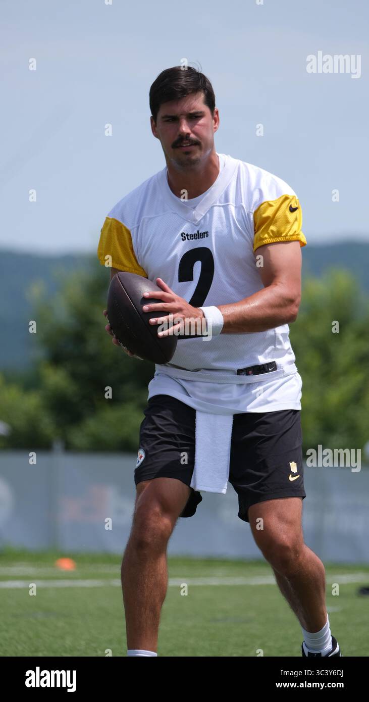July 27, 2025: Mason Rudolph #2 during the 2025 Steelers Training Camp ...