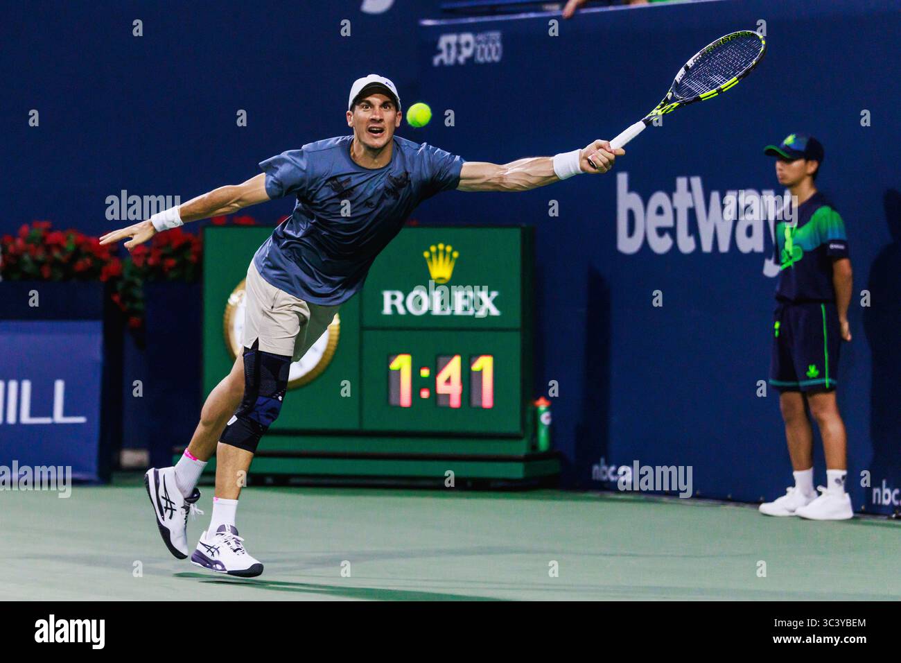 TORONTO, ON - JULY 27: Facundo Bagnis (ARG) is seen during first-round ...
