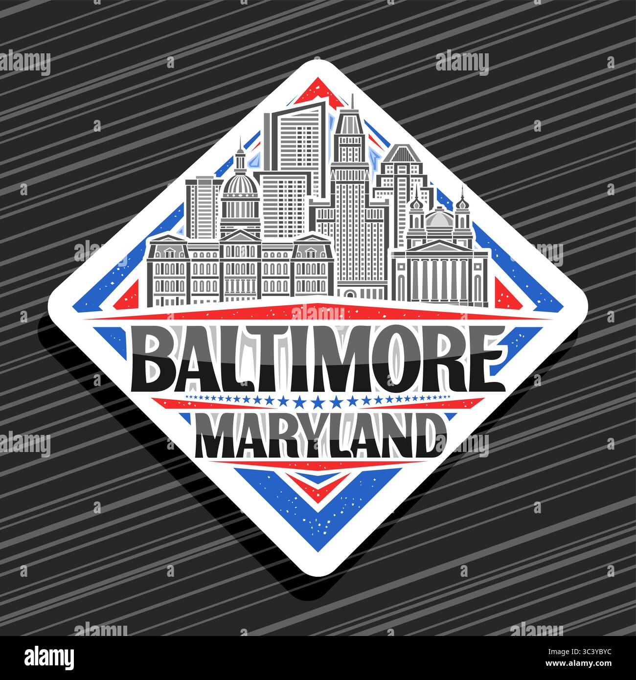 Baltimore city hall sign Stock Vector Images - Alamy