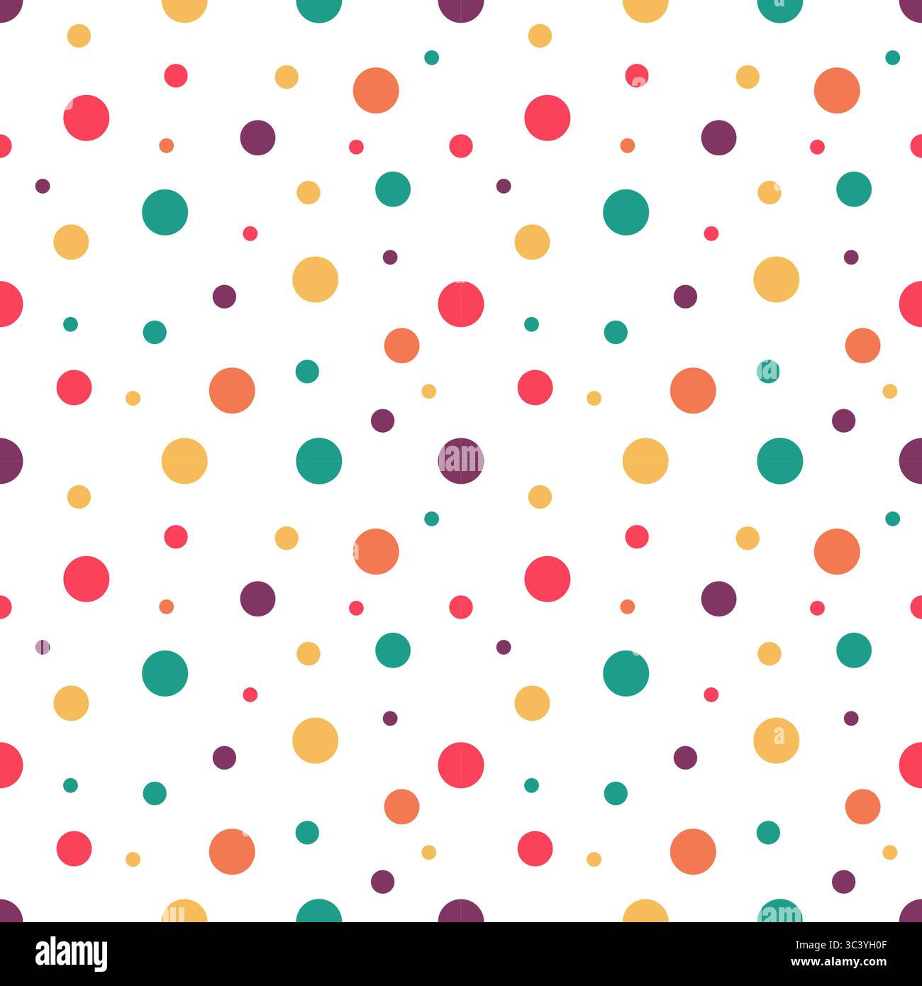 Colorful dots seamless pattern vector. dots background for textile ...