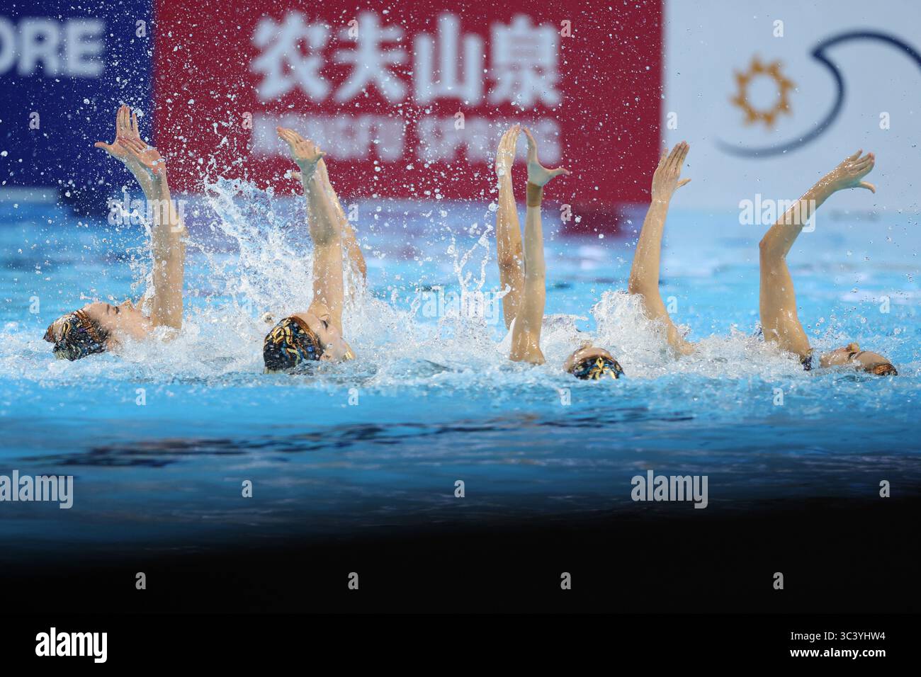 Singapore City, Singapore.25th July 2025. China's artistic swimming ...
