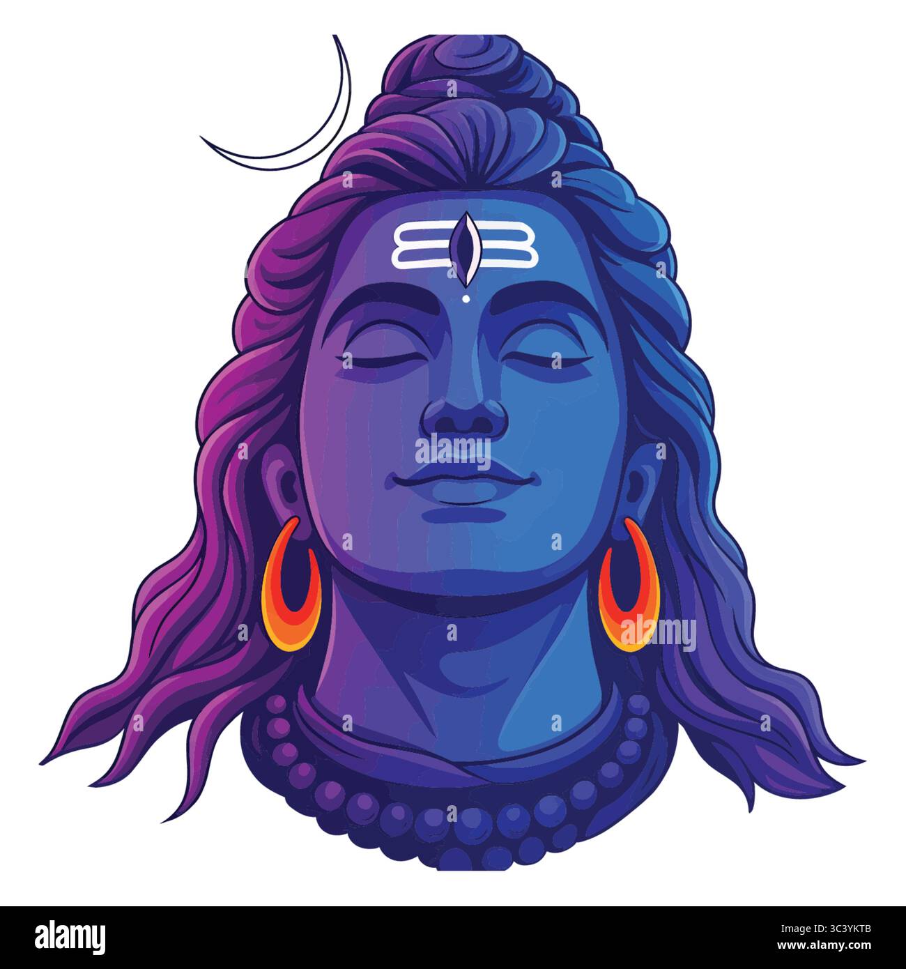 vibrant lord shiva divine hindu god Stock Vector Image & Art - Alamy