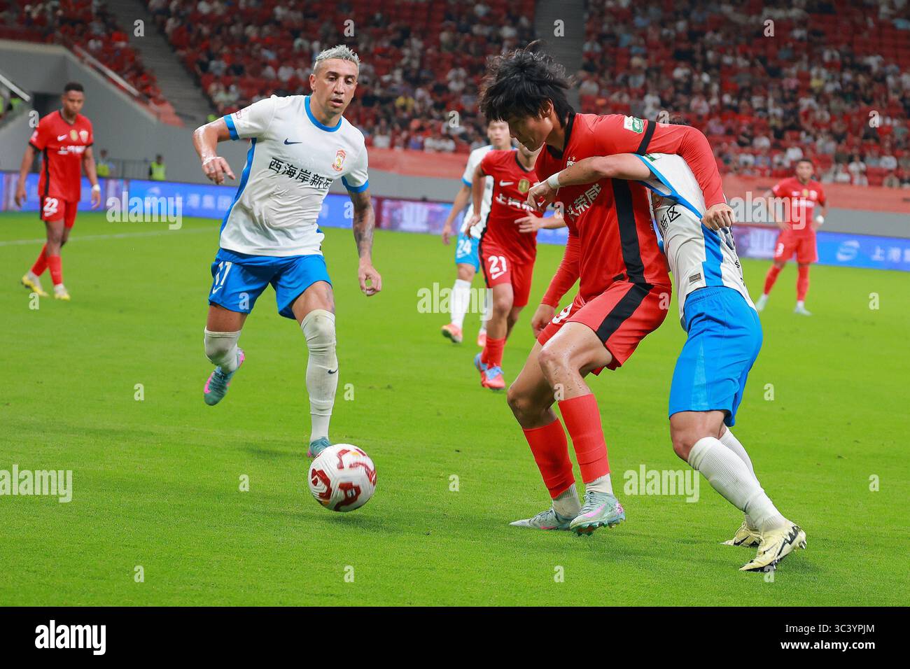 Shanghai Port Football Club 2-2 draw Qingdao West Coast Football Club ...