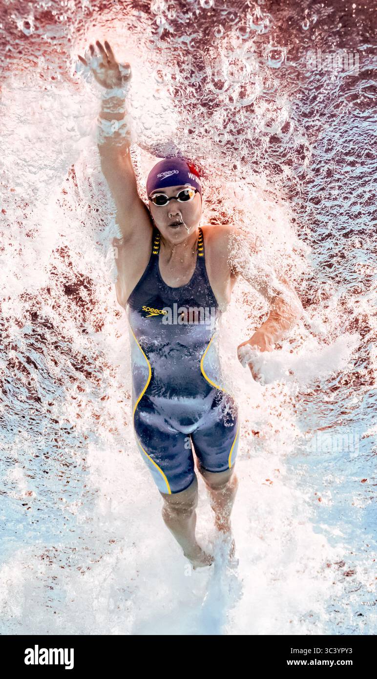 Singapore. 27th July, 2025. Wu Qingfeng of team China competes during ...