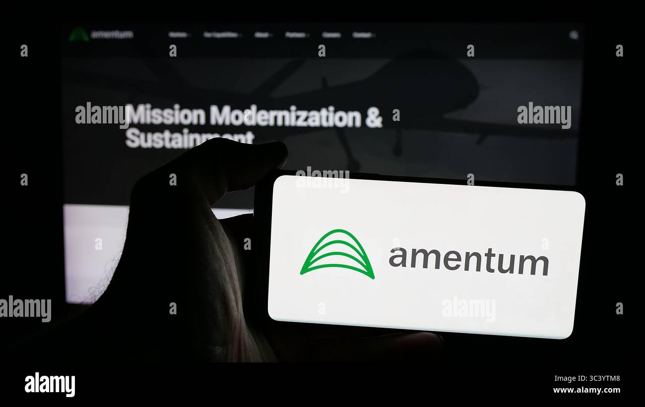 Amentum logo hi-res stock photography and images - Alamy