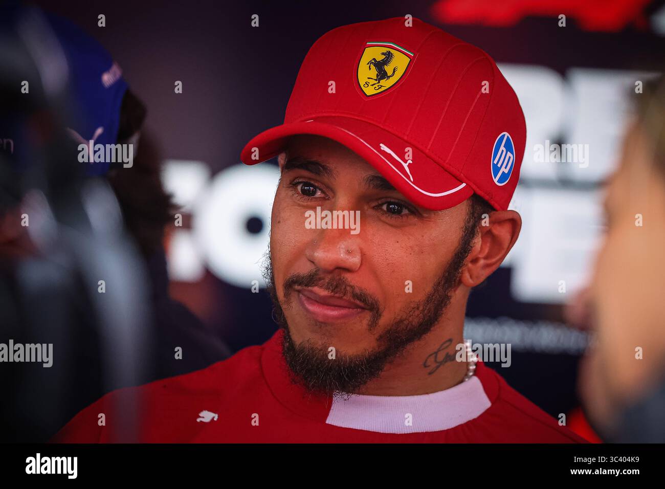 44 Lewis Hamilton, (GRB) Scuderia Ferrari SF25, during the Belgian GP ...