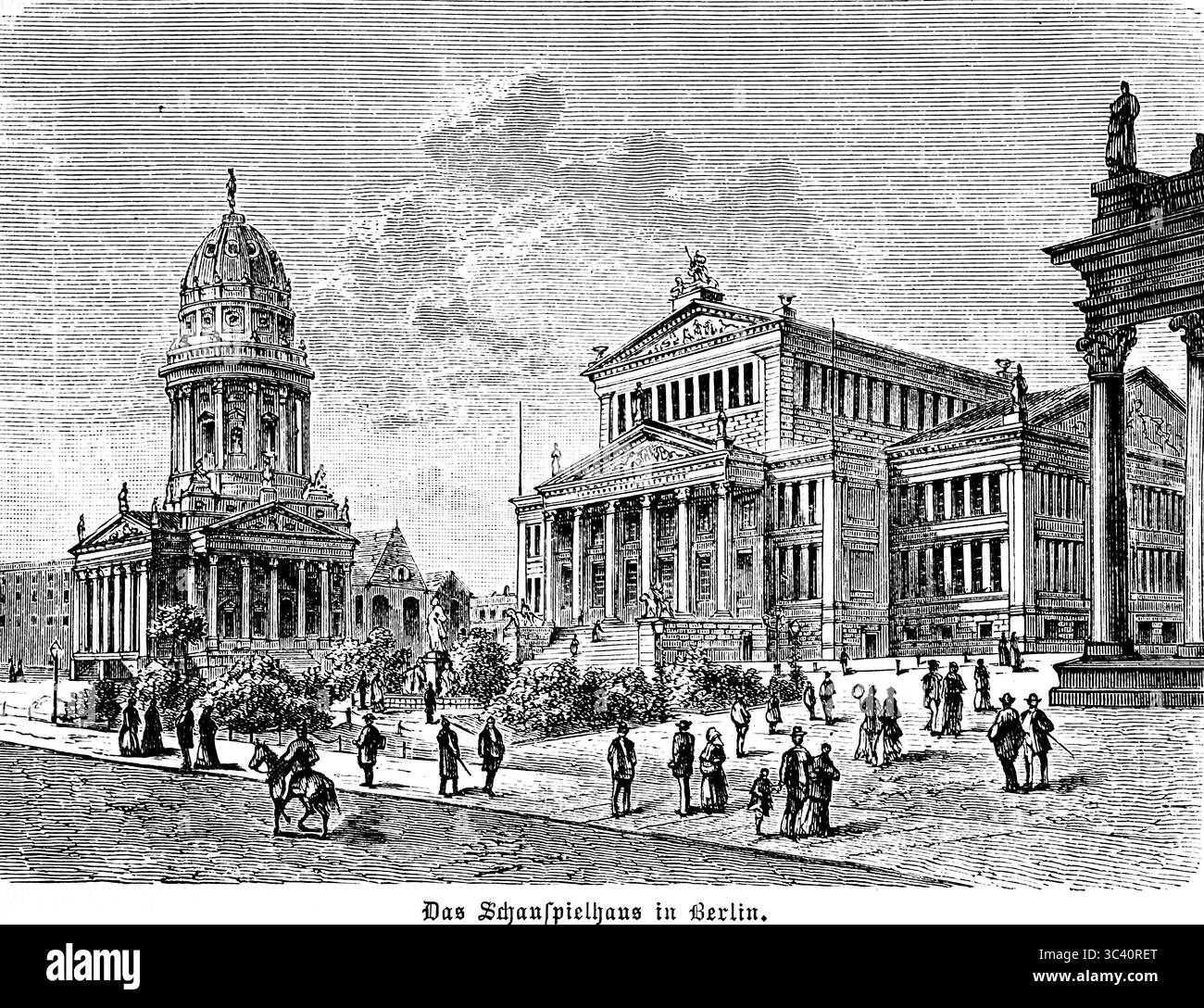 German Cathedral, Baroque, architect Carl von Gontard and theatre ...