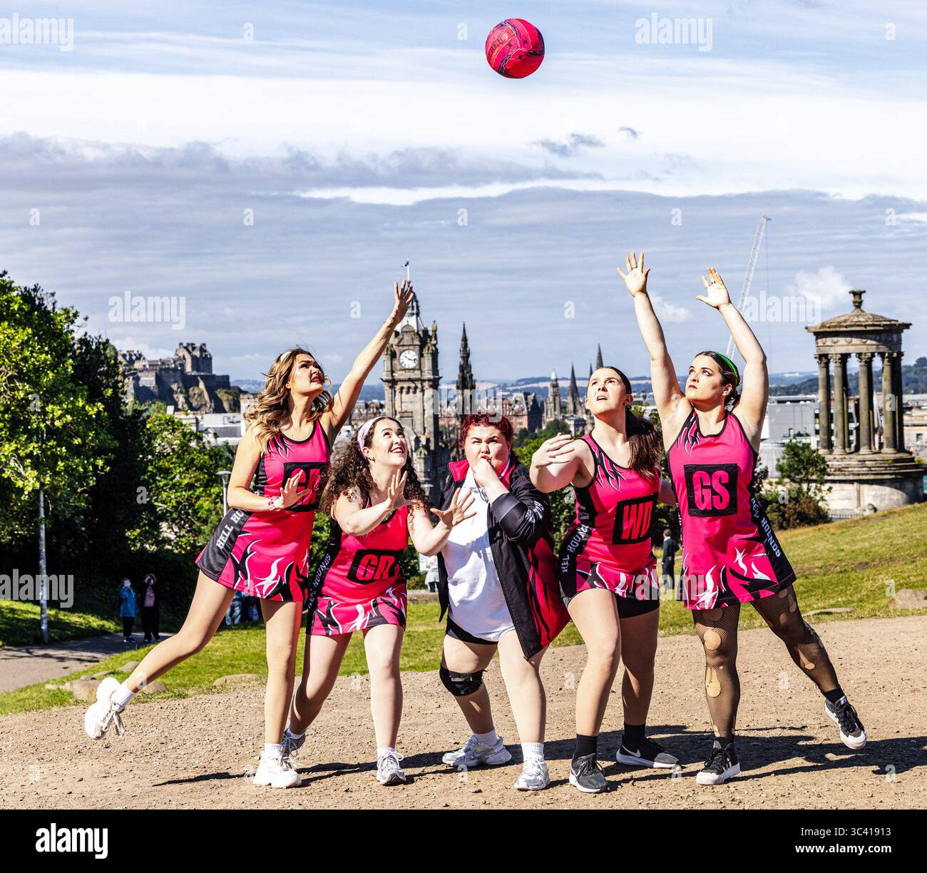 Edinburgh, United Kingdom. 28 July, 2025 Pictured: Performers from ...