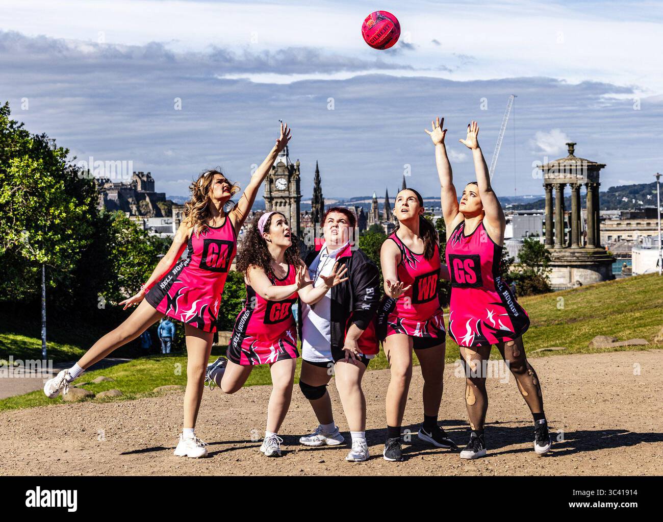Edinburgh, United Kingdom. 28 July, 2025 Pictured: Performers from ...