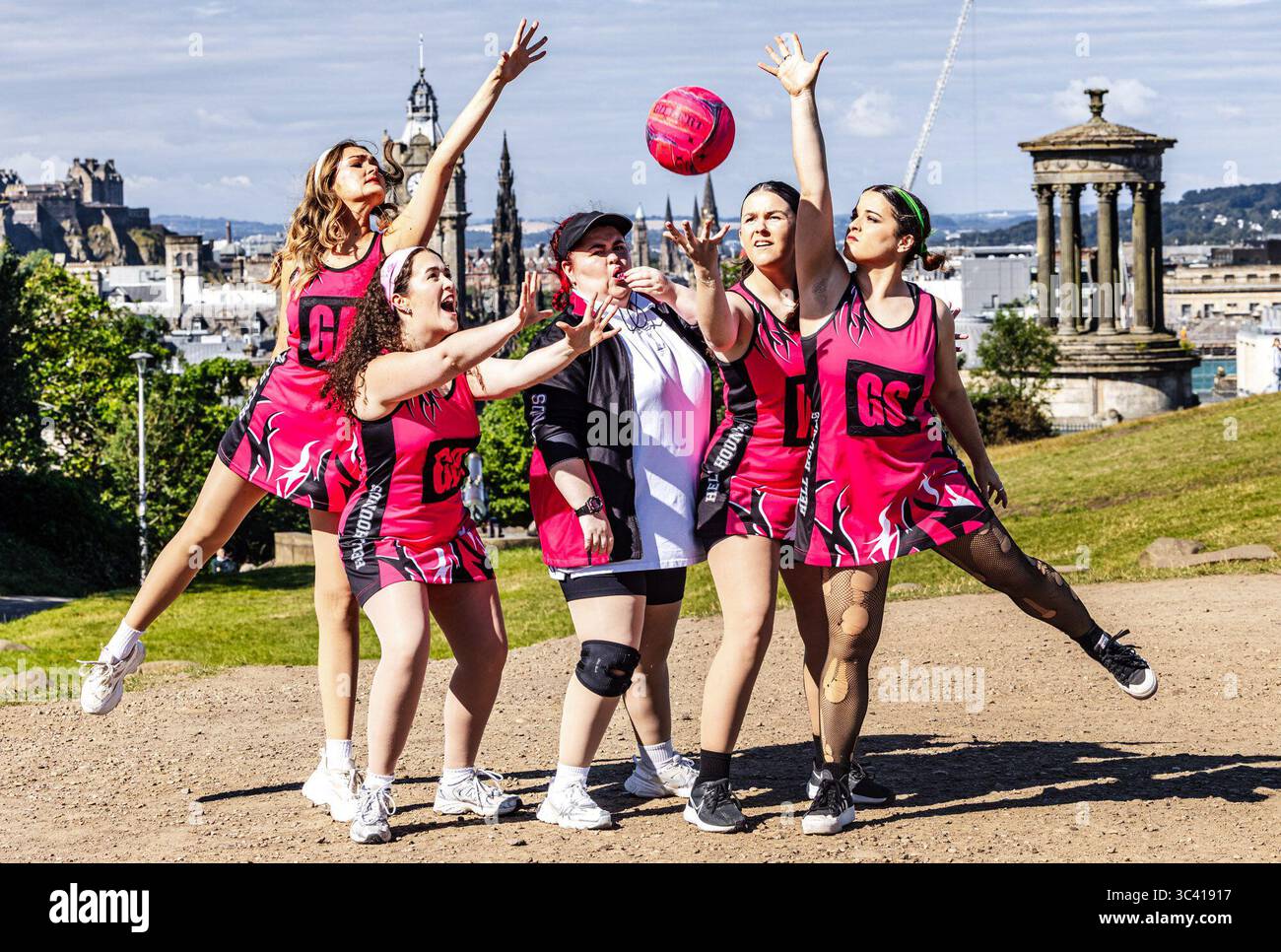 Edinburgh, United Kingdom. 28 July, 2025 Pictured: Performers from ...