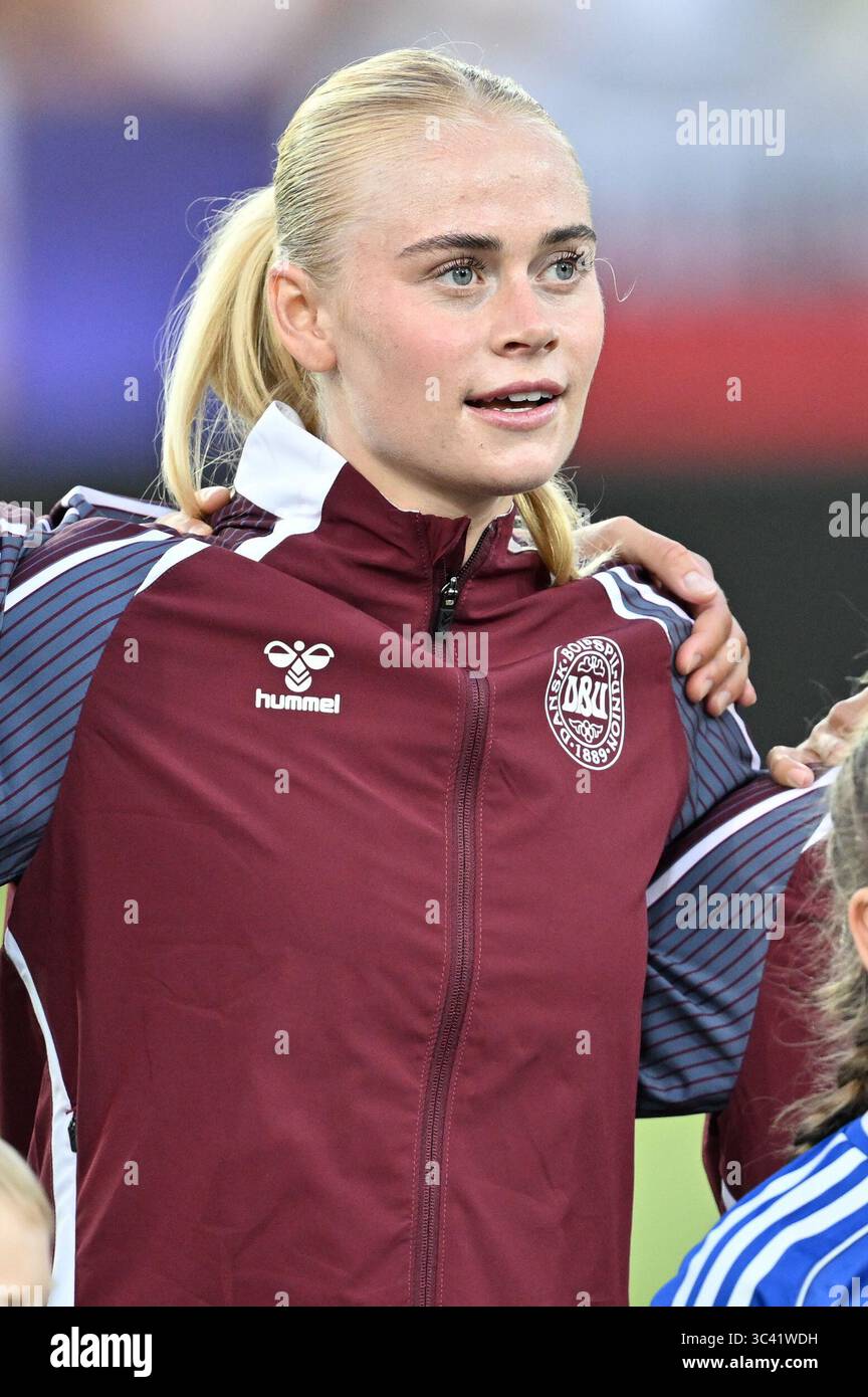 Kathrine Moller Kuhl (12) of Denmark pictured during the matchday 3 ...