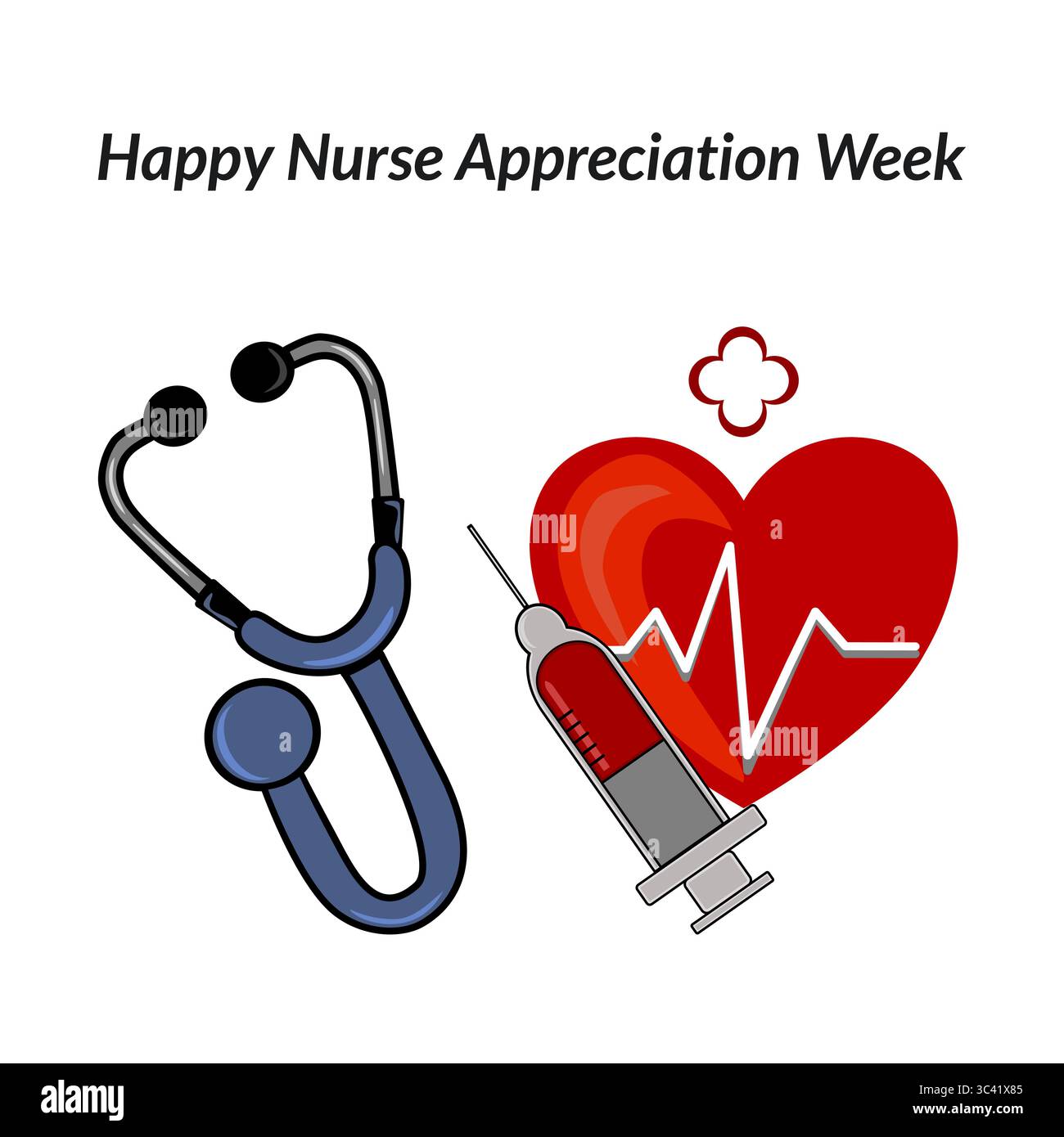 A vector graphic celebrating Nurse Appreciation Week featuring a ...