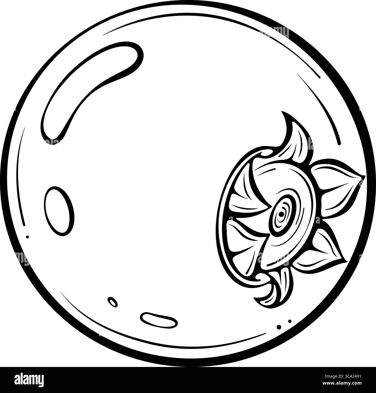 Blueberry hand drawn in Black and White Stock Photos & Images - Alamy