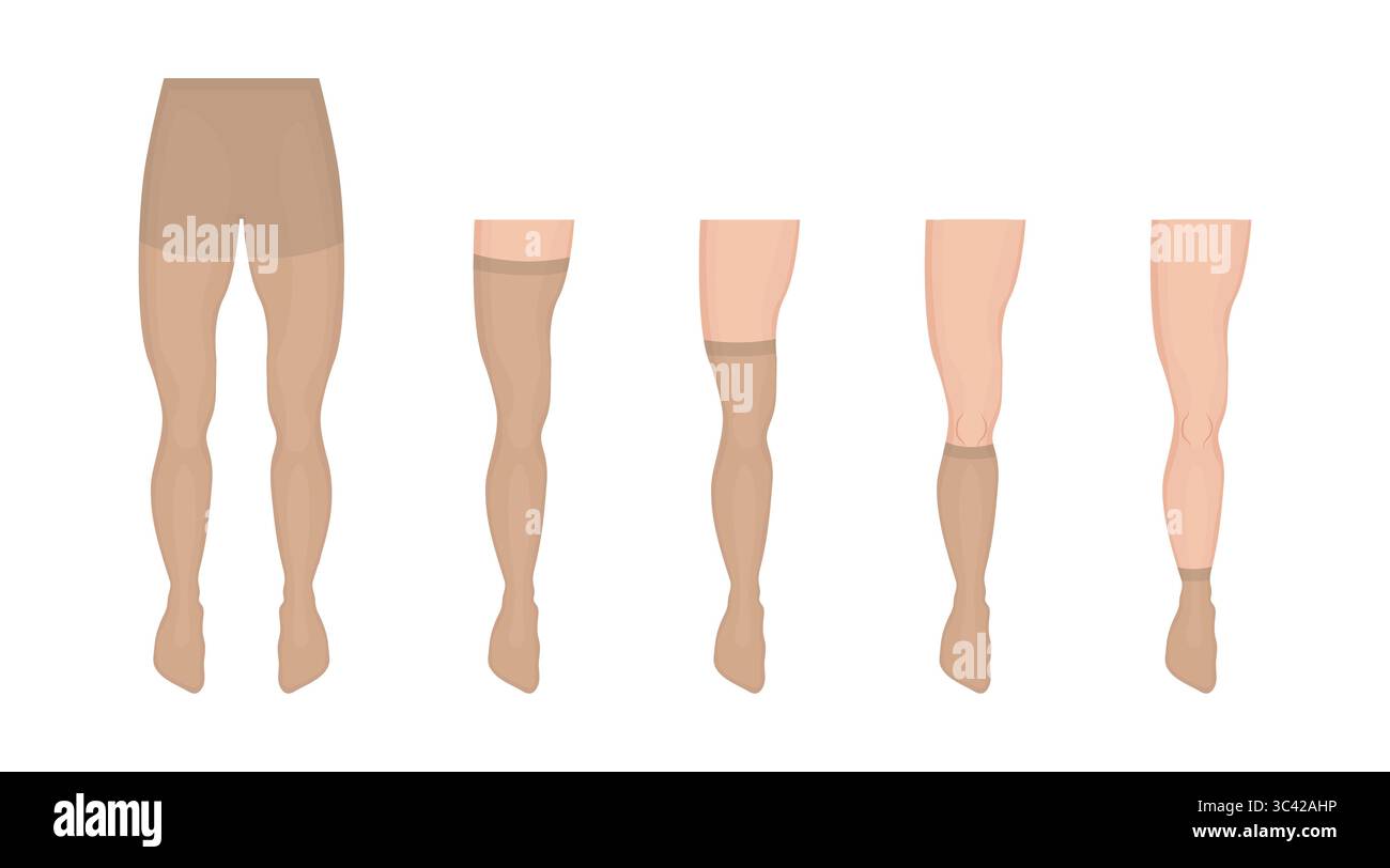 Medical compression hosiery helps improve blood circulation in legs ...