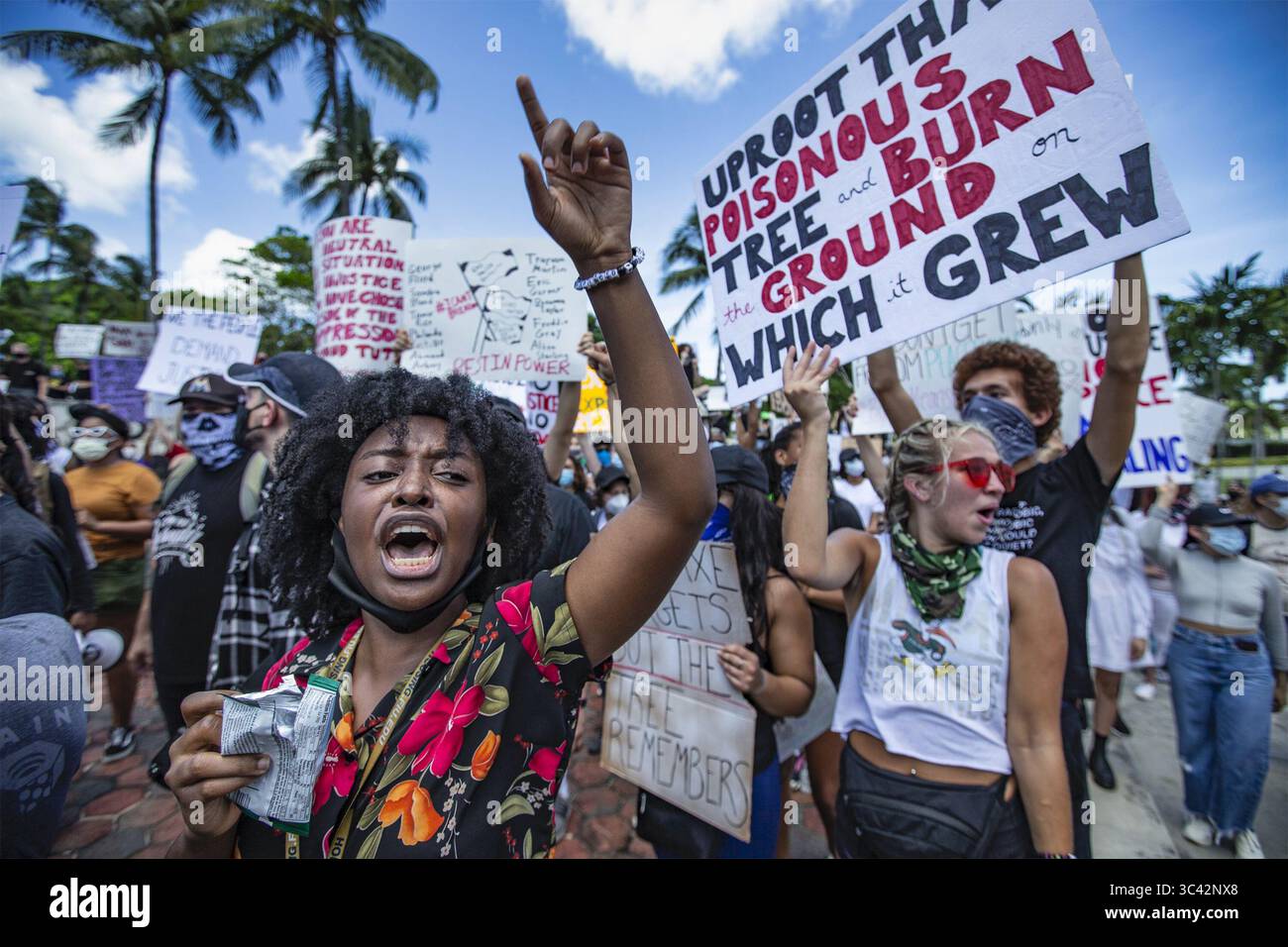 May 30, 2020 george floyd protest miami hi-res stock photography and ...