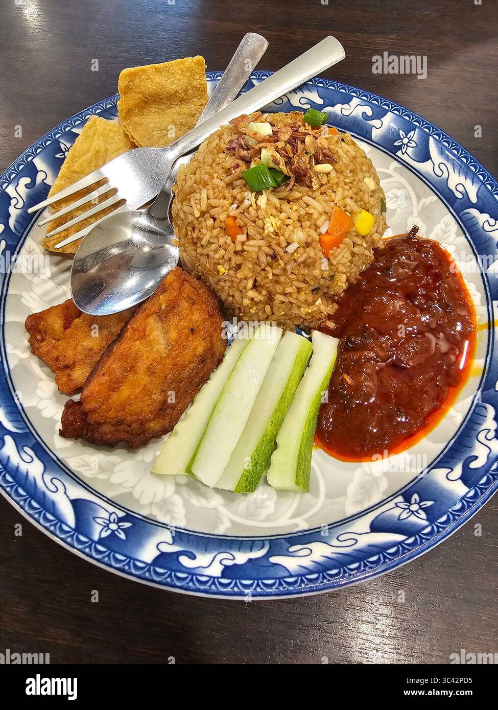 Malay Fried Rice Stock Photo - Alamy