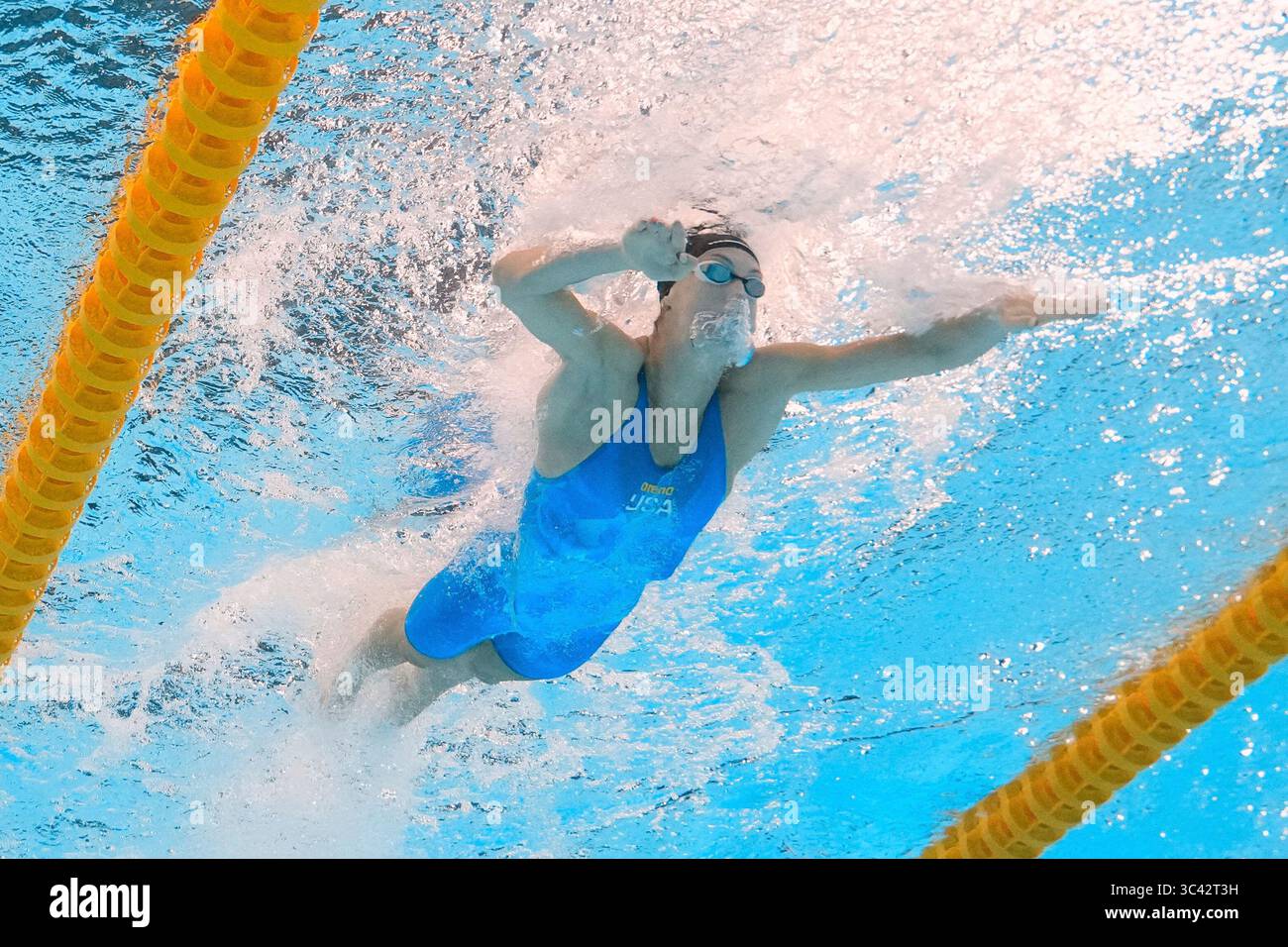 Gretchen Walsh of the United States competes in the women's 100-meter ...