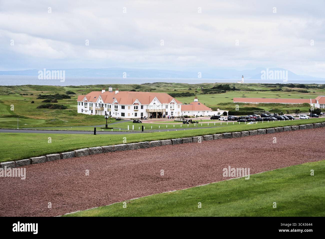 An overview of the Trump Turnberry golf course in Turnberry, Scotland ...