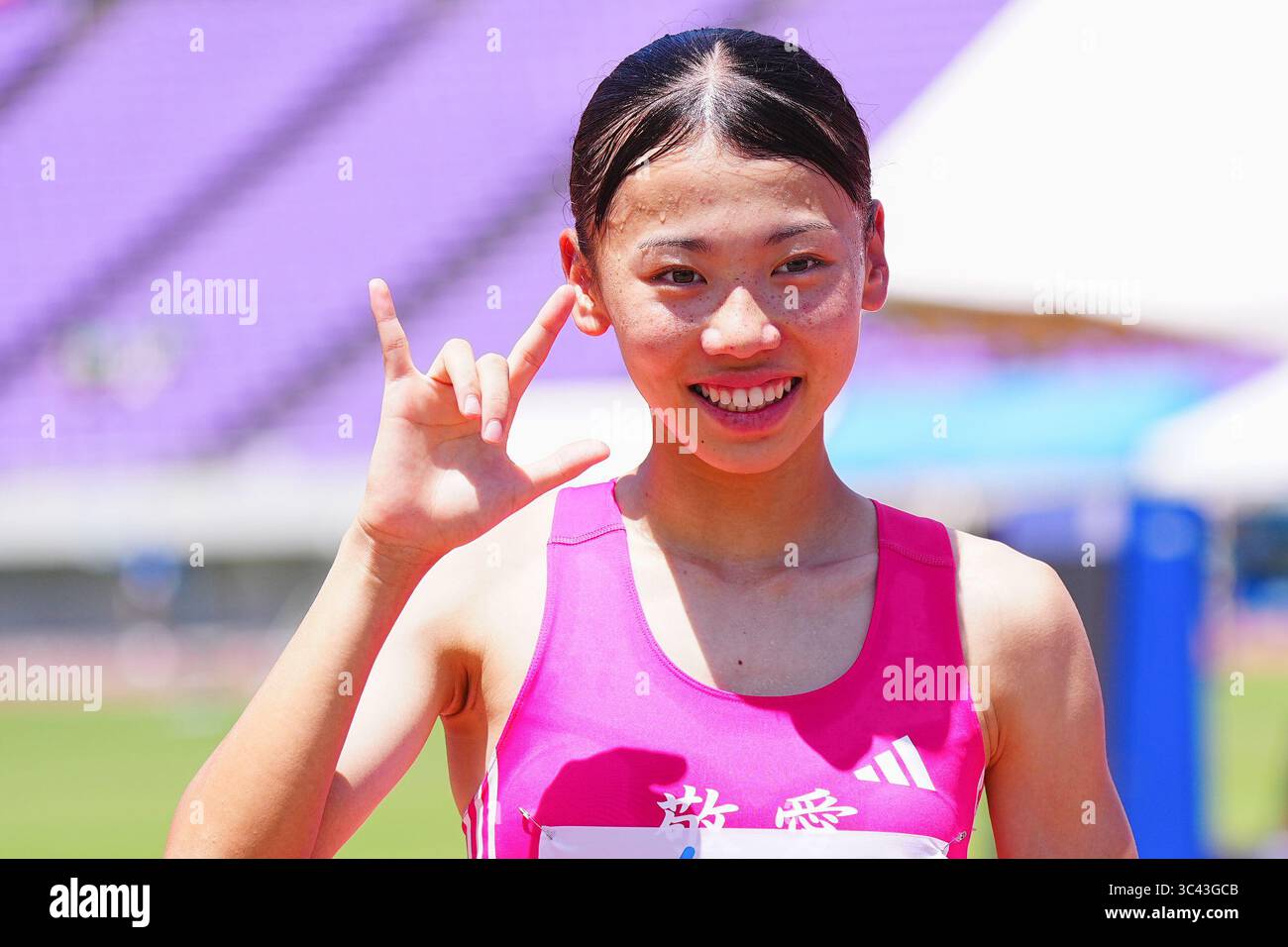 Rin Kubo (), JULY 28, 2025 - Athletics : 2025 All-Japan Inter High ...