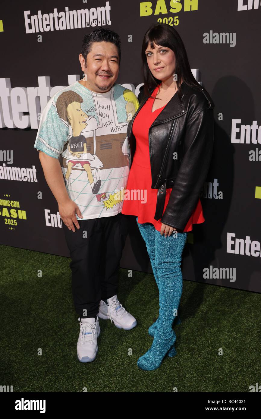 Eric Bauza and Jessica Borutski attend Entertainment Weekly's Comic-Con ...