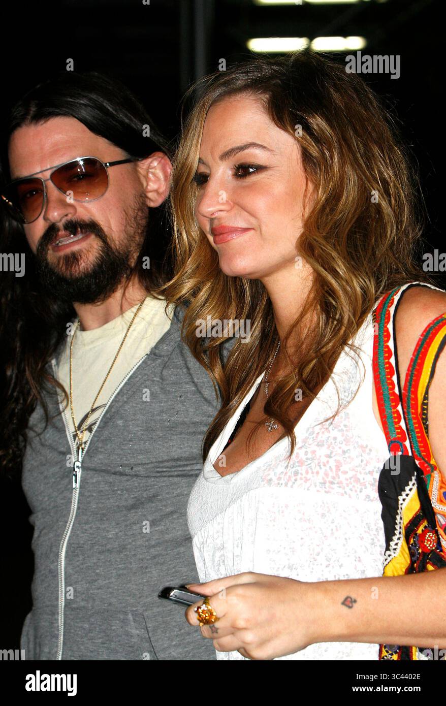 Shooter Jennings and Drea De Matteo at the premiere of 'Jackass 3D' in ...