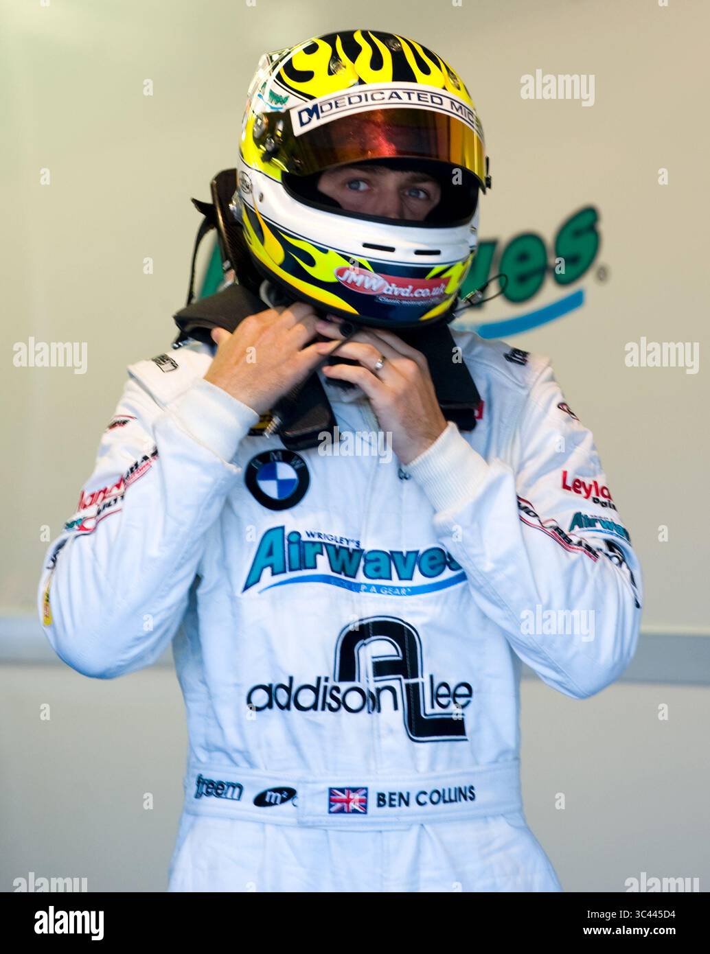 Ben Collins aka The Stig at Brands Hatch - 10 October 2010 Stock Photo ...