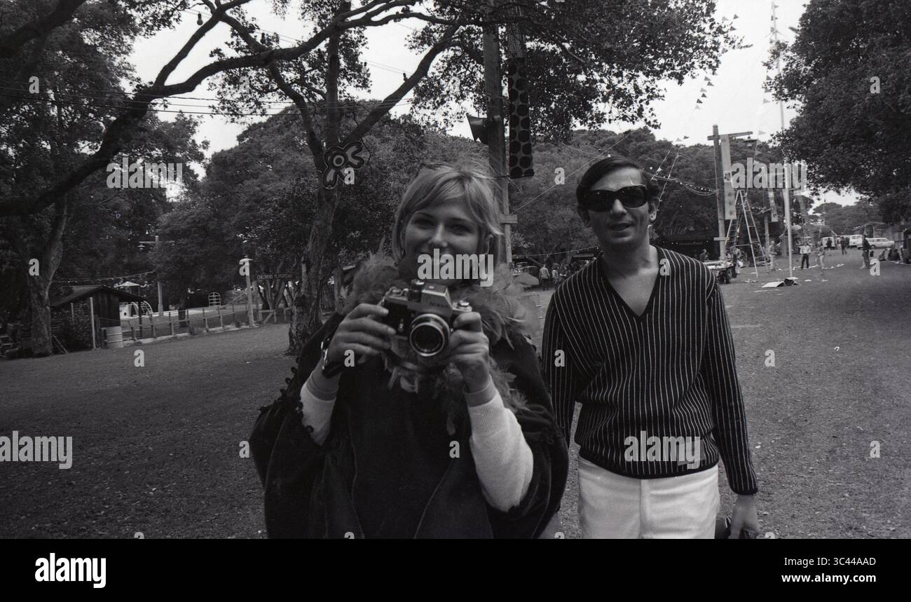 June 17, 1967, Monterey, California, USA: Photographer Snapping Images ...