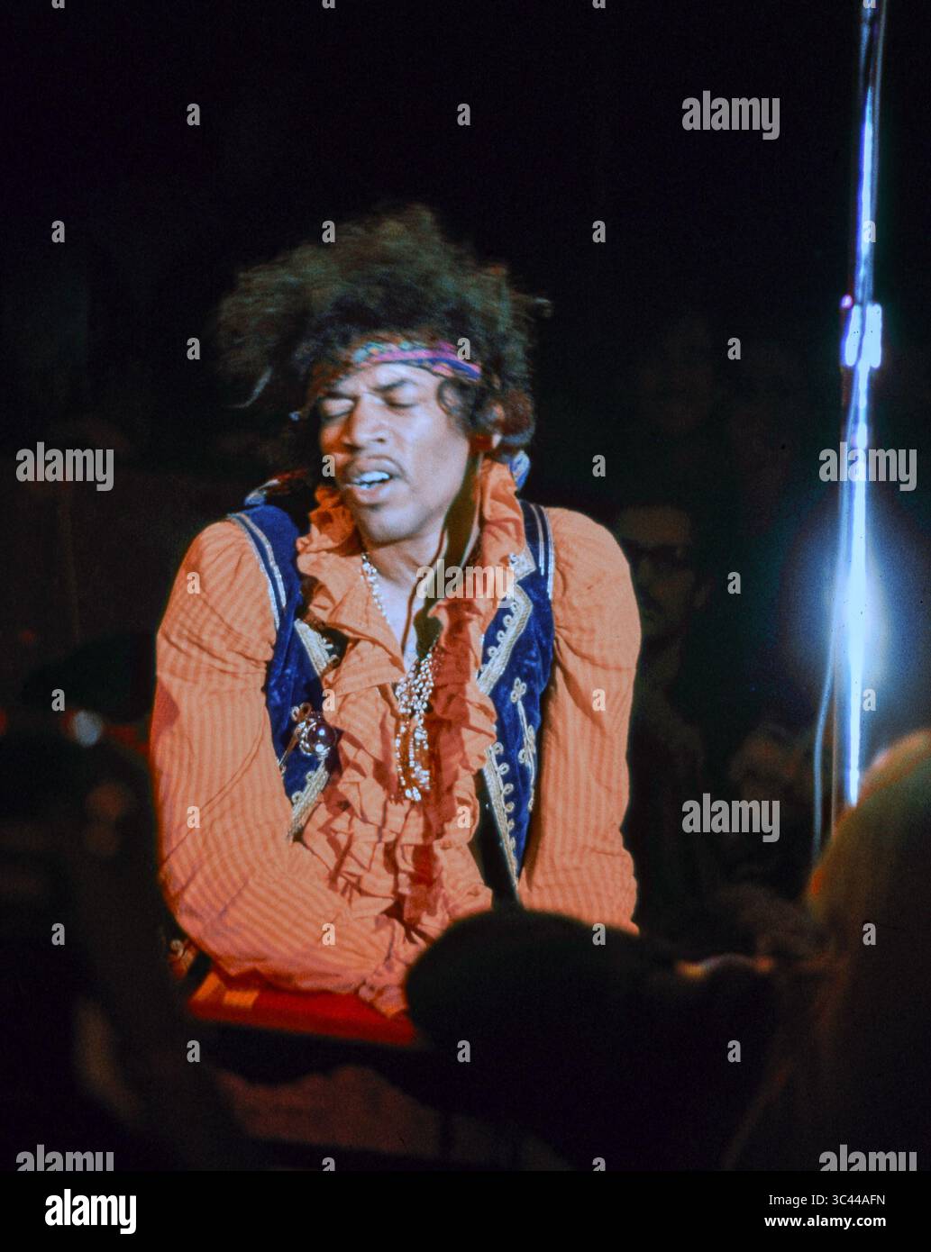 June 17, 1967, Monterey, California, USA: This color action portrait ...